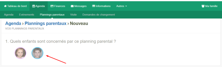 Créer un planning de garde partagée avec 2houses